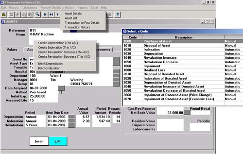 Timeware Software - Asset Register Software